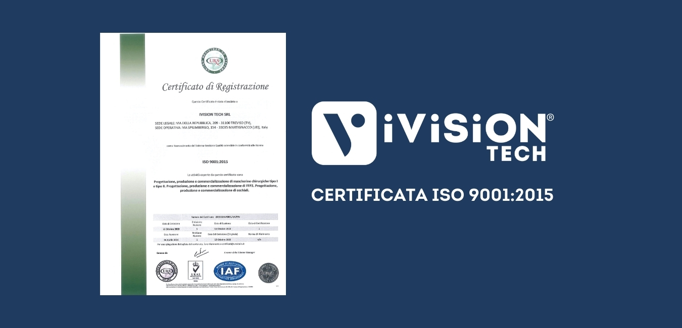 iVision Tech riceve la certificazione ISO 9001:2015 per la produzione ...